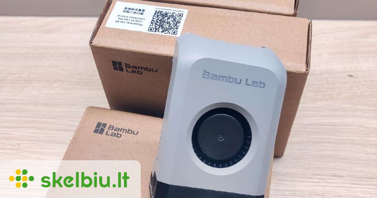 Bambu Lab P1s LED Light mod X1c Toolhead korpusas - Skelbiu.lt