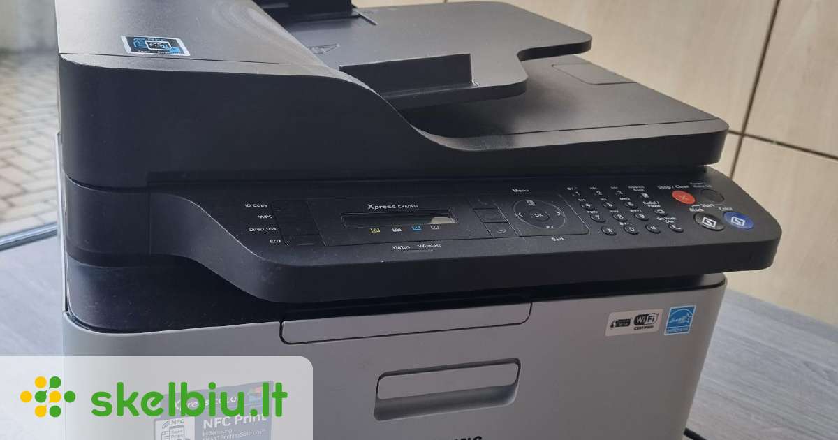 Lazerinis spalvotas daugiafunkcinis printeris - Skelbiu.lt