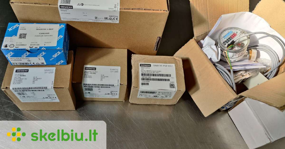 Siemens Simatic Sick Zenner Plc komponentai ir kt - Skelbiu.lt