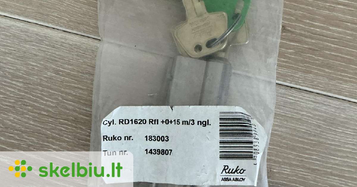 Ruko Rd1620 yra cilindrinė spyna Assa Abloy - Skelbiu.lt