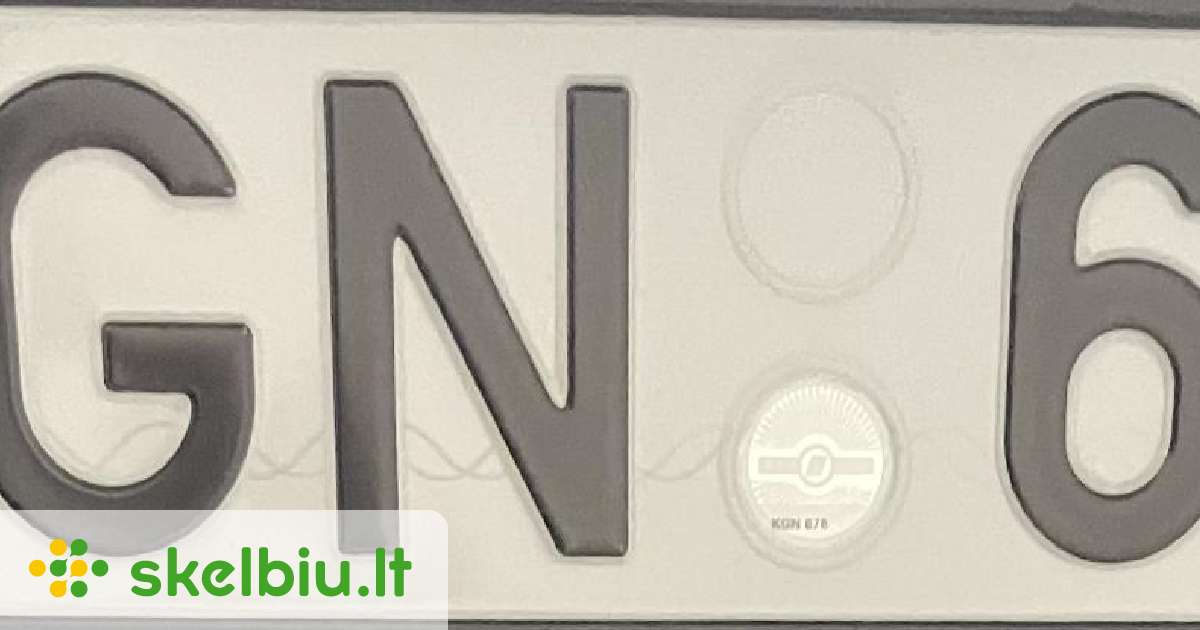Parduodami gražus auto numeriai - Skelbiu.lt