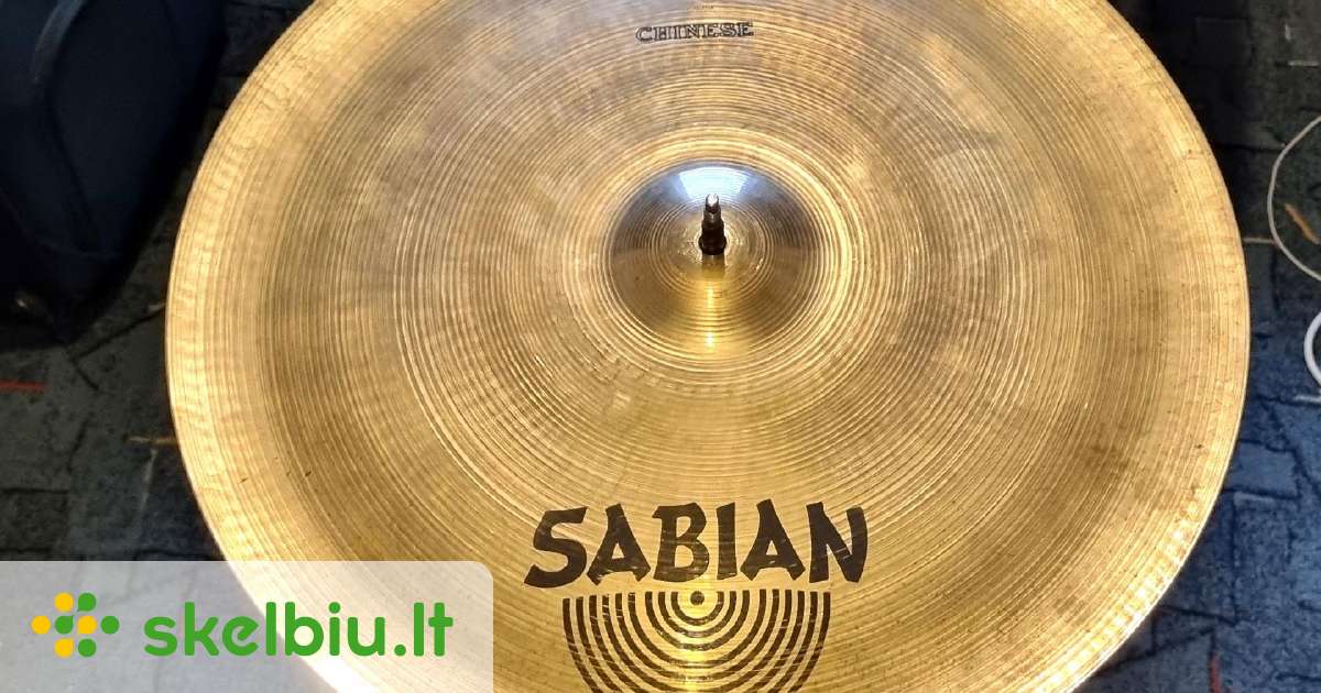 Sabian Chinese 20' lėkštė - Skelbiu.lt