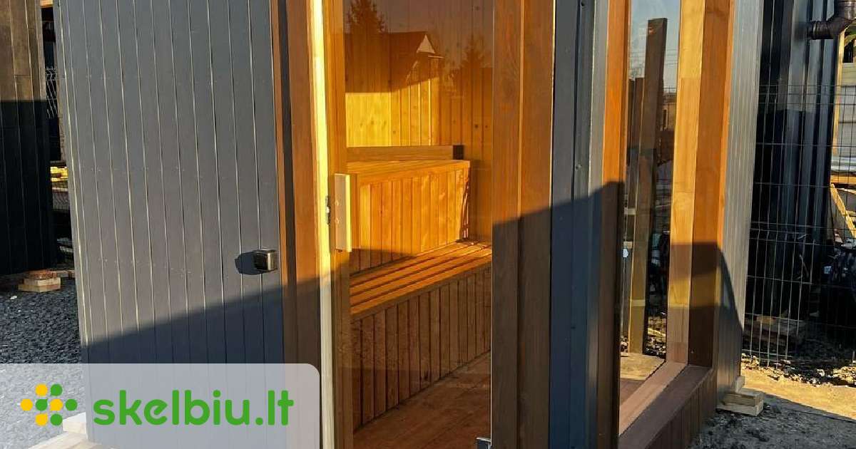 Naujiena. Moderni Pirtis Cube M - Skelbiu.lt