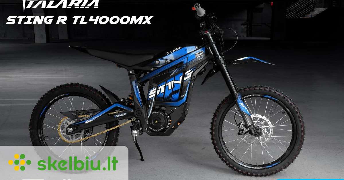 Elektrinis motociklas Talaria Sting R Tl4000mx 8kw - Skelbiu.lt