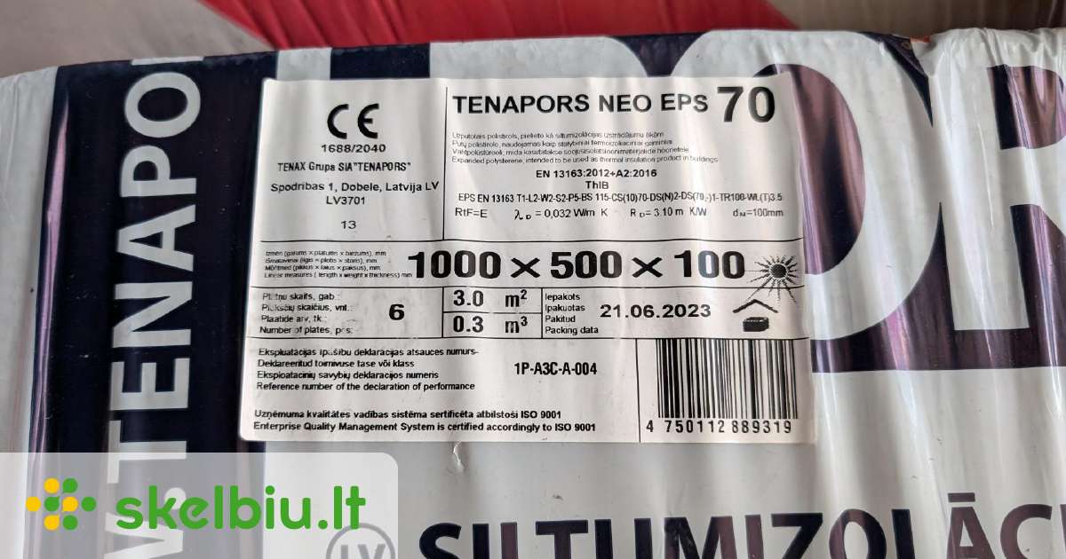 Tenapors neo eps 70 - Skelbiu.lt