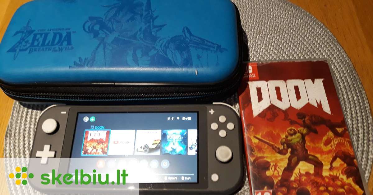Nintendo Switch lite su žaidimu Doom - Skelbiu.lt