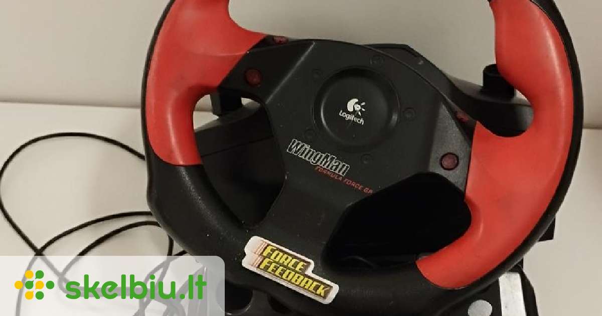 Vairas, pedalai Logitech Wingman Formula Force Gp - Skelbiu.lt