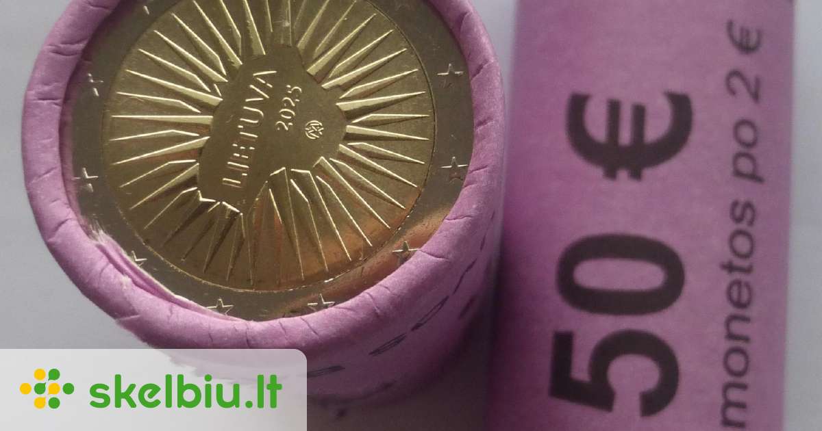 2 euro moneta Lietuva 2025 Gynyba - Skelbiu.lt