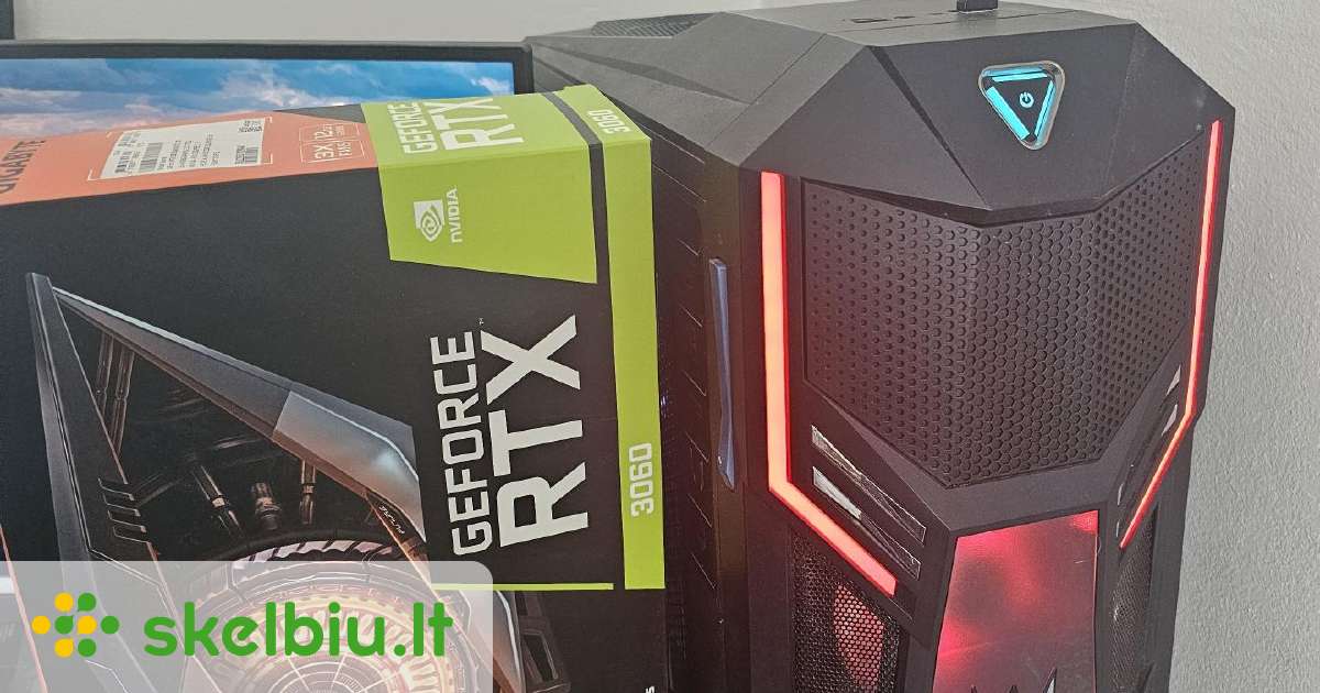 Žaidimų Acer predator orion 5000 rtx 3060 i5 - Skelbiu.lt