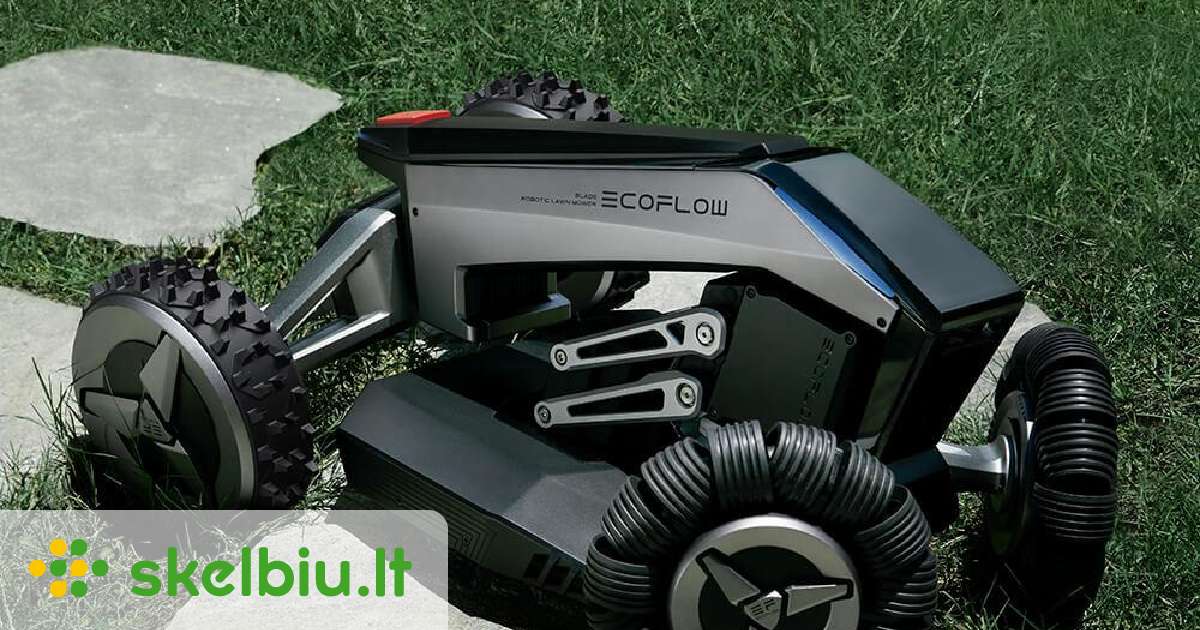 Ecoflow blade zoles pjovimo robotas - Skelbiu.lt