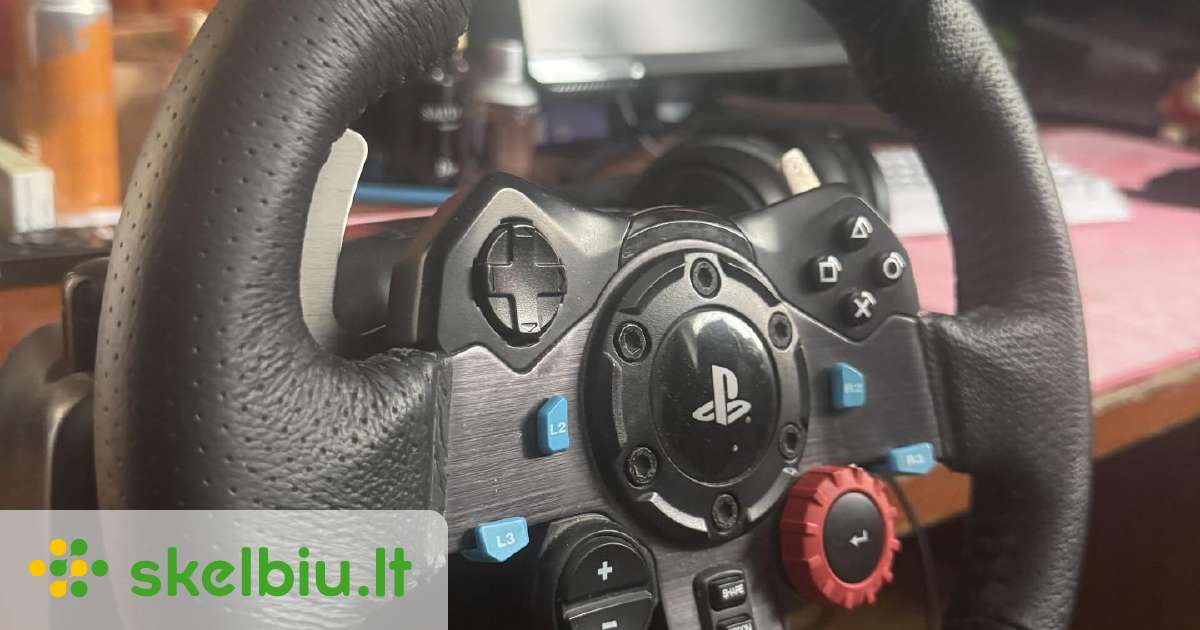 Logitech g29 vairas, pedalai Ps5, Pc, Ps4 - Skelbiu.lt
