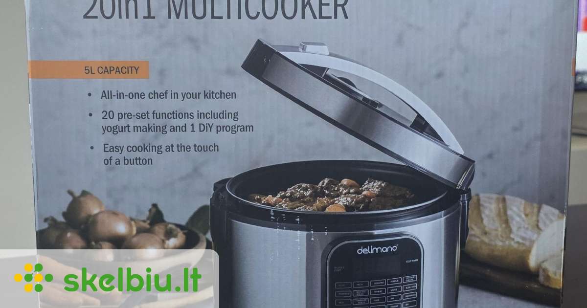 Delimano 20in1 Multicooker - Skelbiu.lt