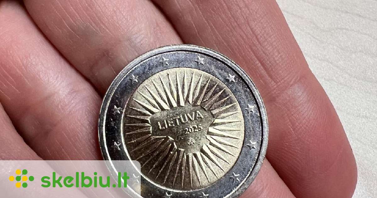 Parduodu proginę monetą 2 eur Lietuva 2025 m - Skelbiu.lt