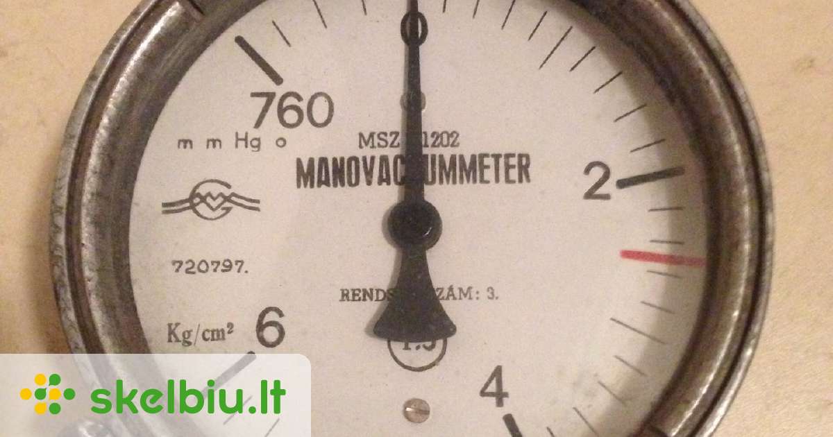 Vakumo matuoklis - Skelbiu.lt