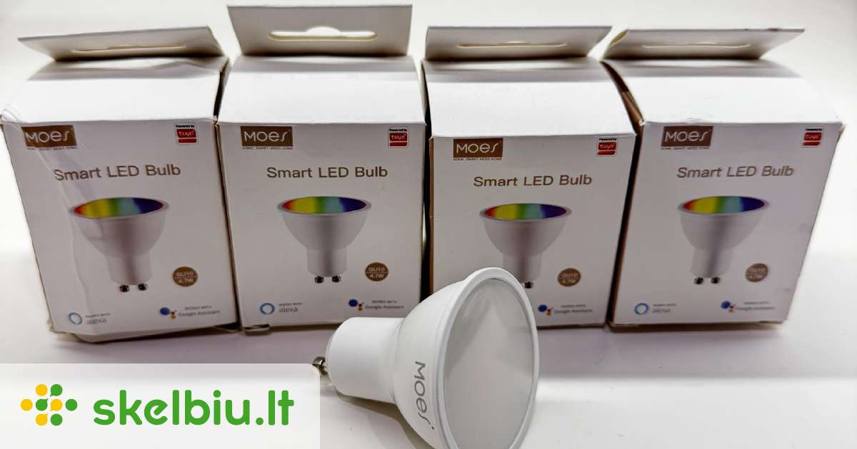 Gu10 Rgb LED lemputės Moes - Skelbiu.lt