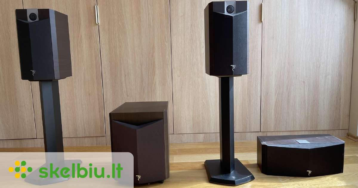 Focal Chorus centrinė, galinės ir sub'as - Skelbiu.lt