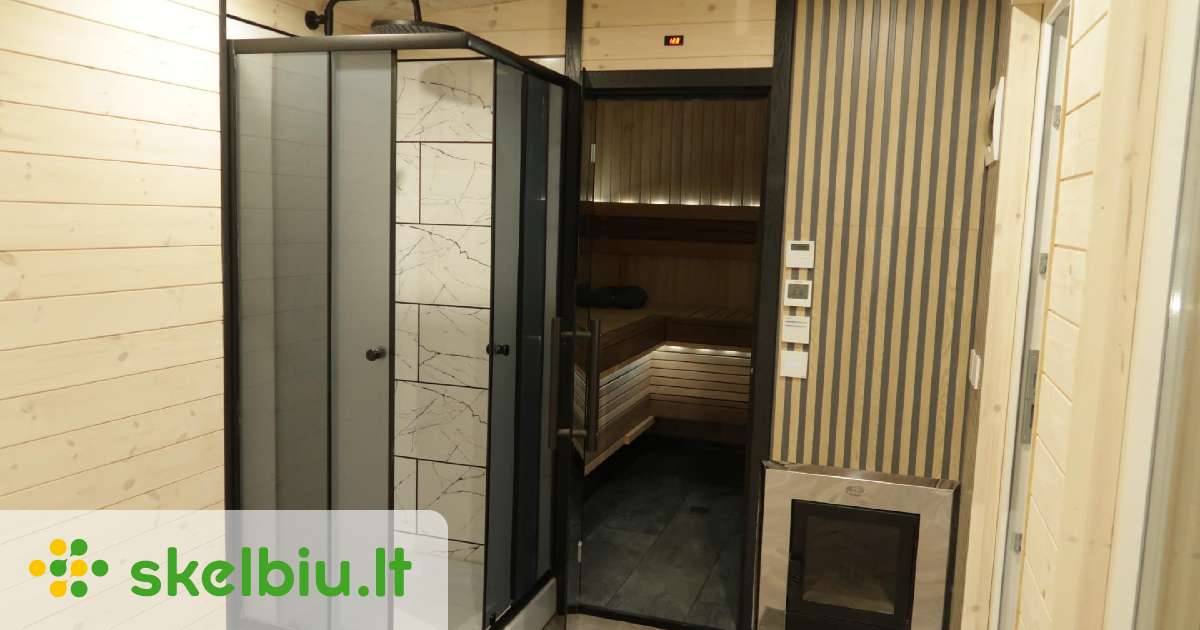 Parduodama Premium klasės modulinė pirtis 2,5mx6m - Skelbiu.lt