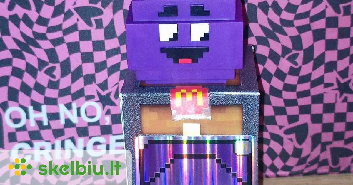 Minecraft Mcdonalds - Grimace Egg (w/unused Code) - Skelbiu.lt