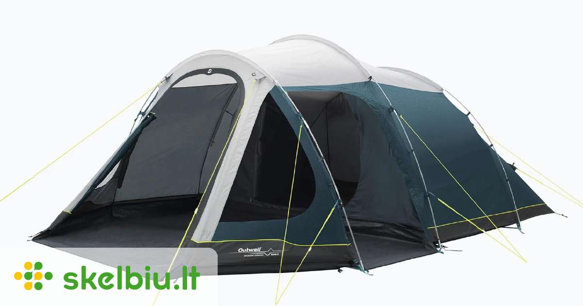 Outwell 5 asmenų kempingo palapinė Earth 5 blue - Skelbiu.lt