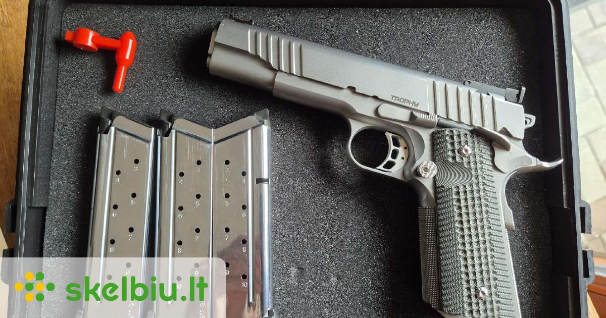 Bul 1911 Trophy 9x19 Luger Silver Bull barrel - Skelbiu.lt