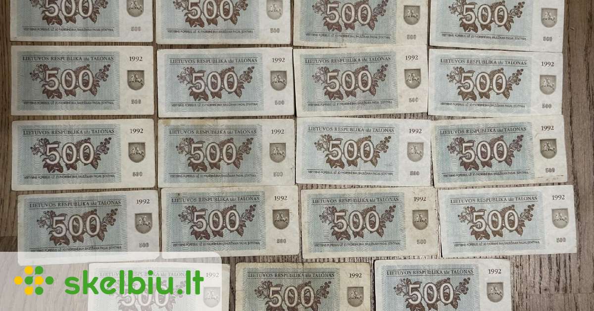 Lietuvos restublikos talonai - Skelbiu.lt