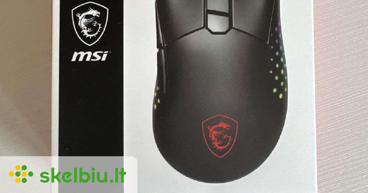Msi M18 Gaming Mouse - Skelbiu.lt