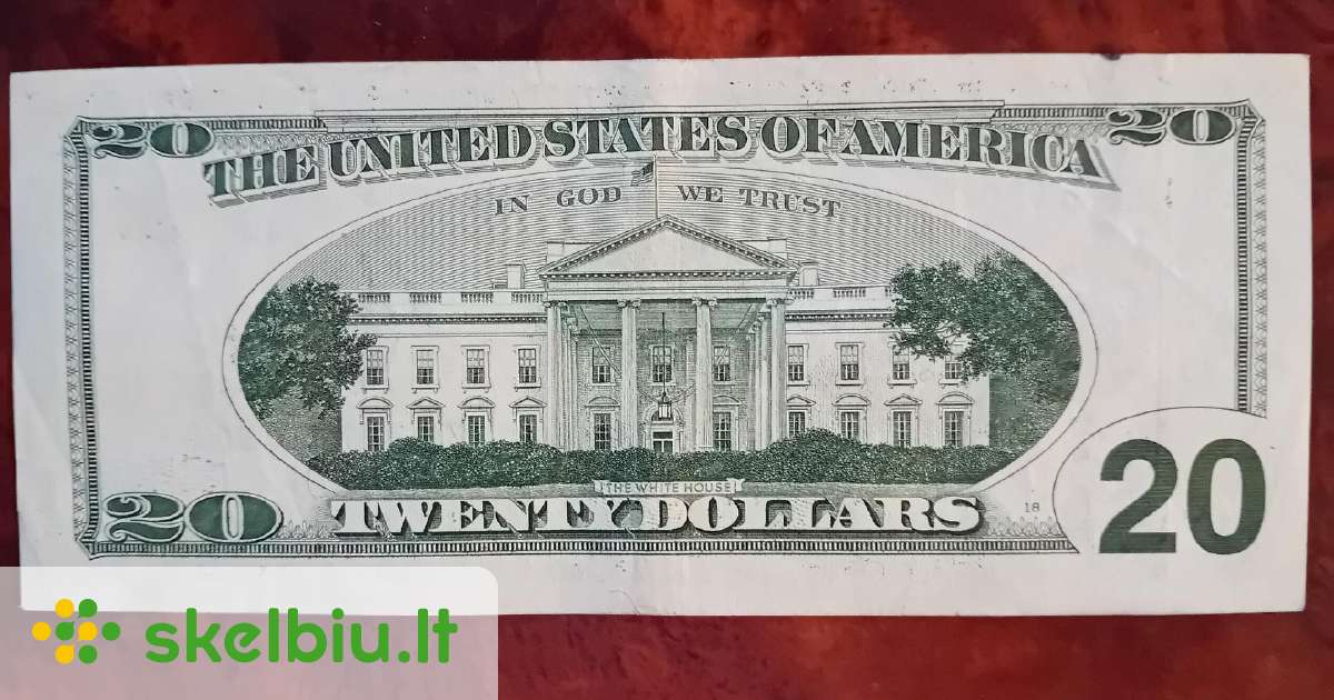 20 JAV dolerių banknotas, 1999 m. - Skelbiu.lt