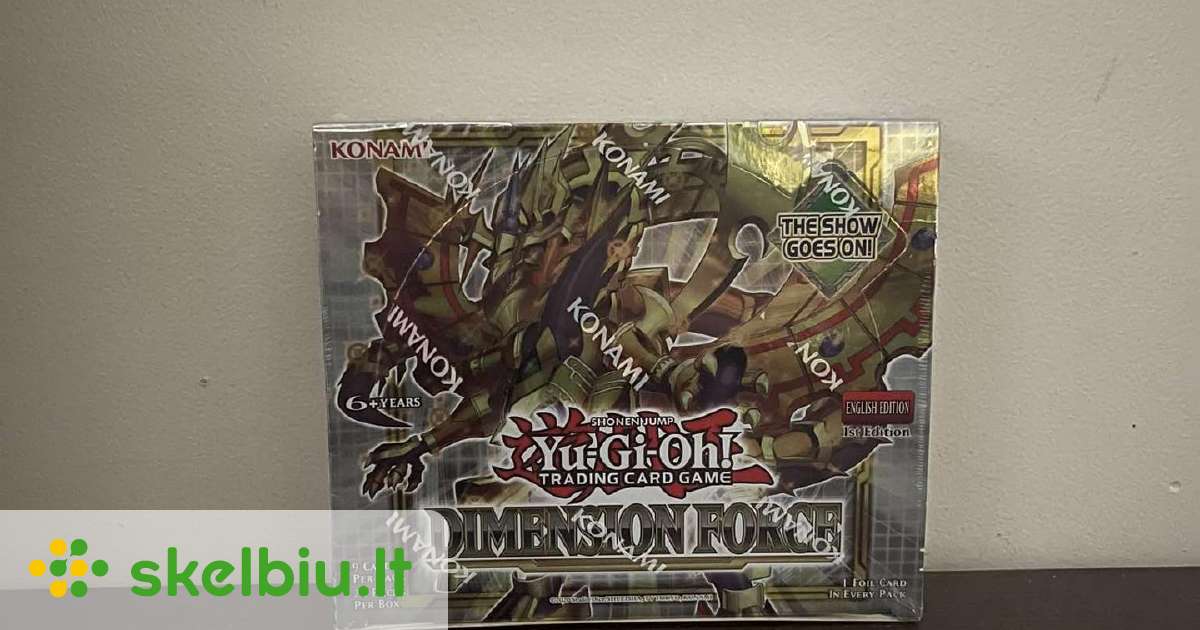 Yu-gi-oh! Dimension Force Booster Box - Skelbiu.lt