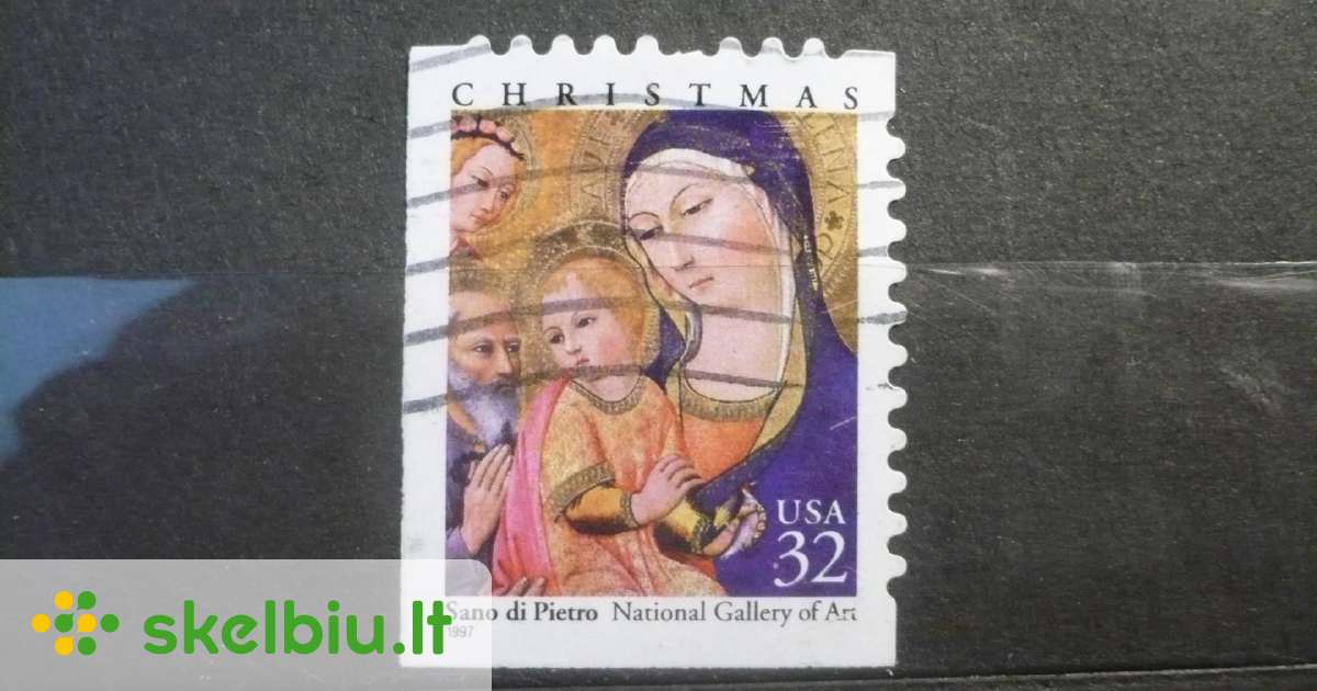 1997 m. Kalėdinis pašto ženklas - Skelbiu.lt