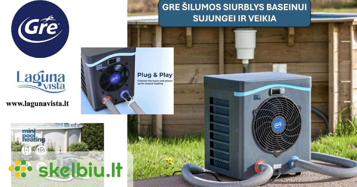 Šilumos siurblys baseinui - Skelbiu.lt