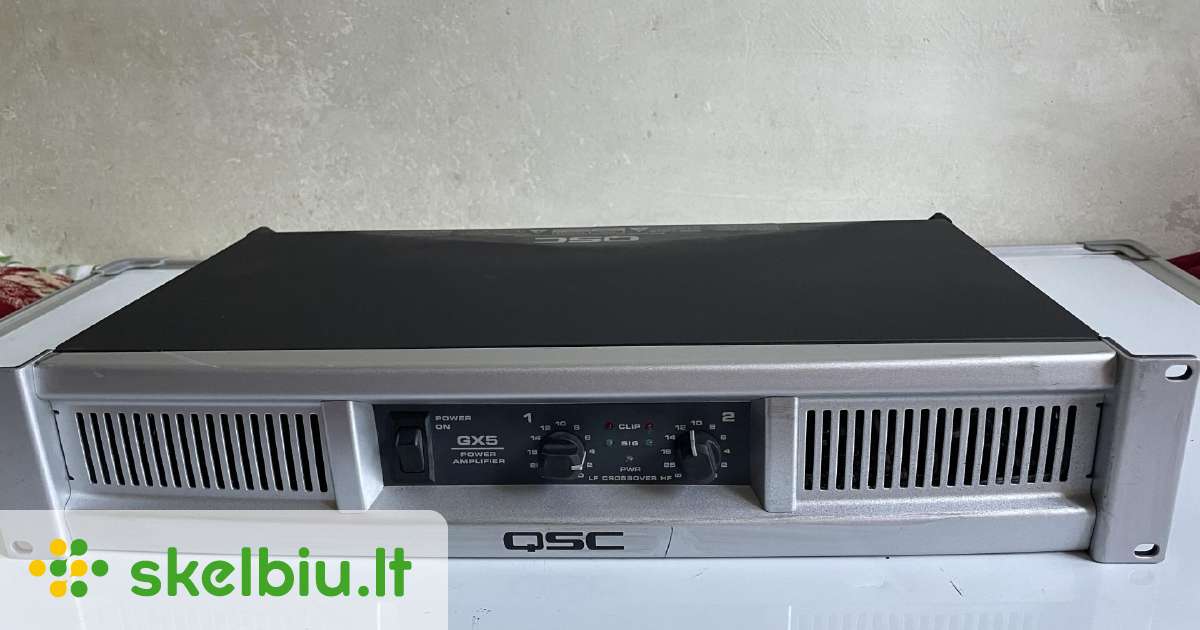 Garso stiprintuvas Qsc Gx5 - Skelbiu.lt