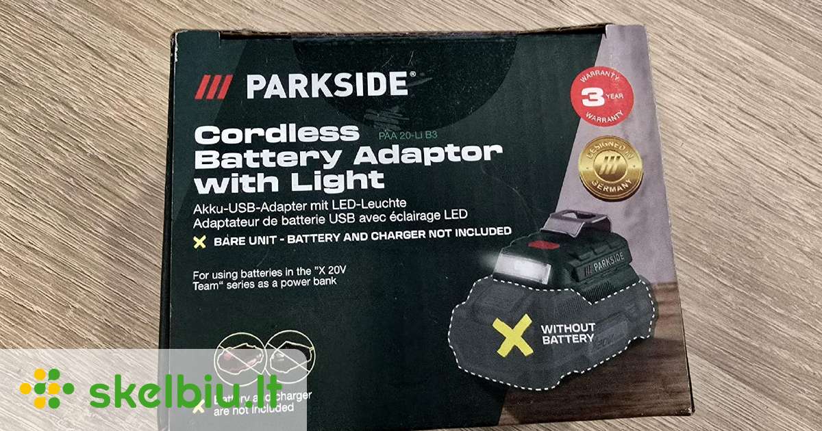 parkside 20v adapteris skelbimai - Skelbiu.lt