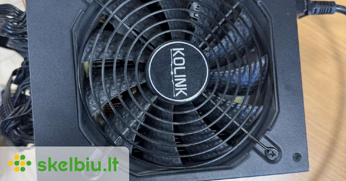 Psu Platinum plus 80 Kolink 1050w - Skelbiu.lt