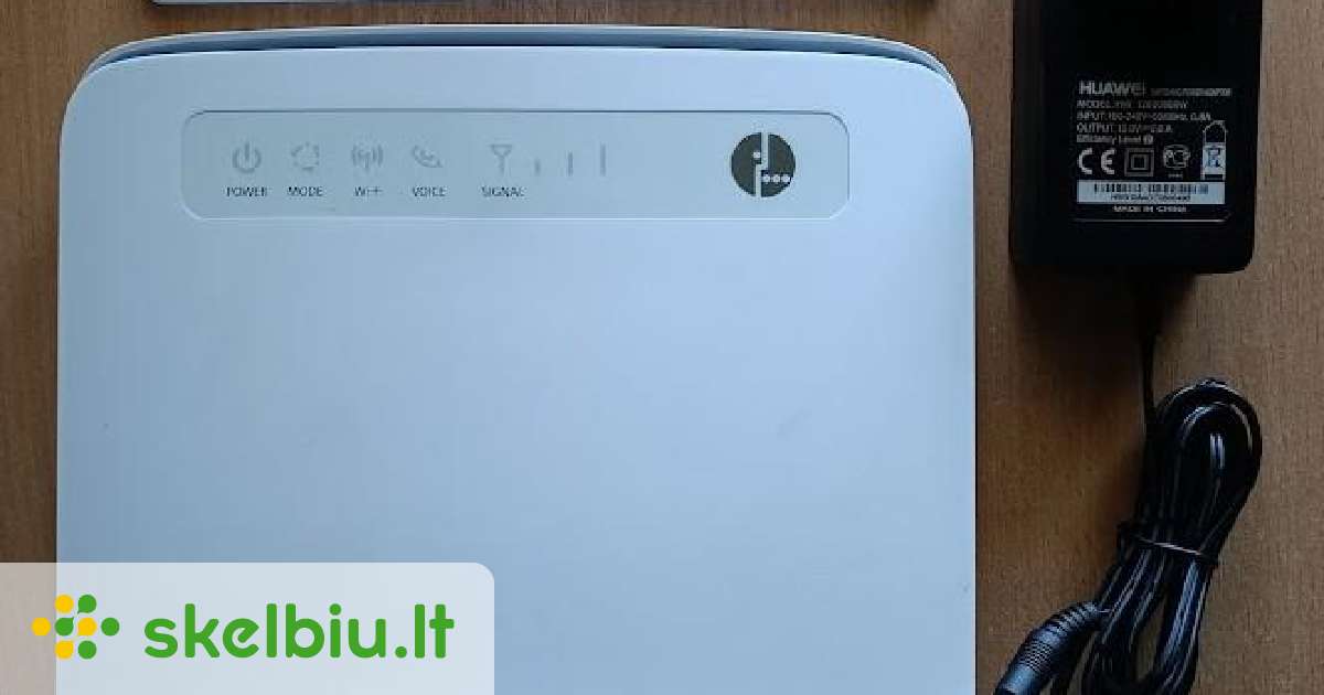 Huawei E5186s-22a 4G WiFi maršrutizatorius +2 ant. - Skelbiu.lt