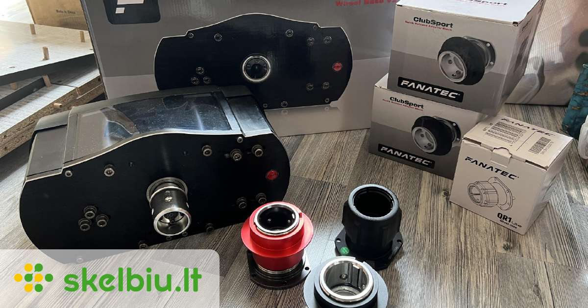 Fanatec clubsport csw wheelbase, Fanatec Qr1 - Skelbiu.lt