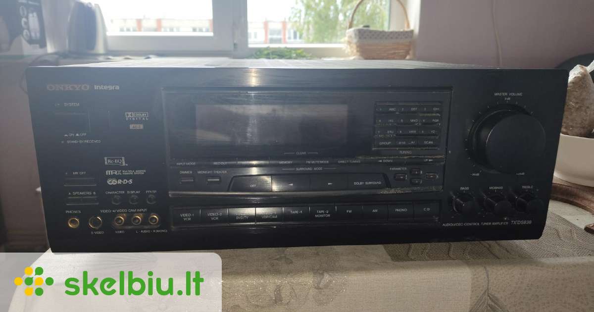 Stiprintuvas onkyo integra tx -ds838 - Skelbiu.lt