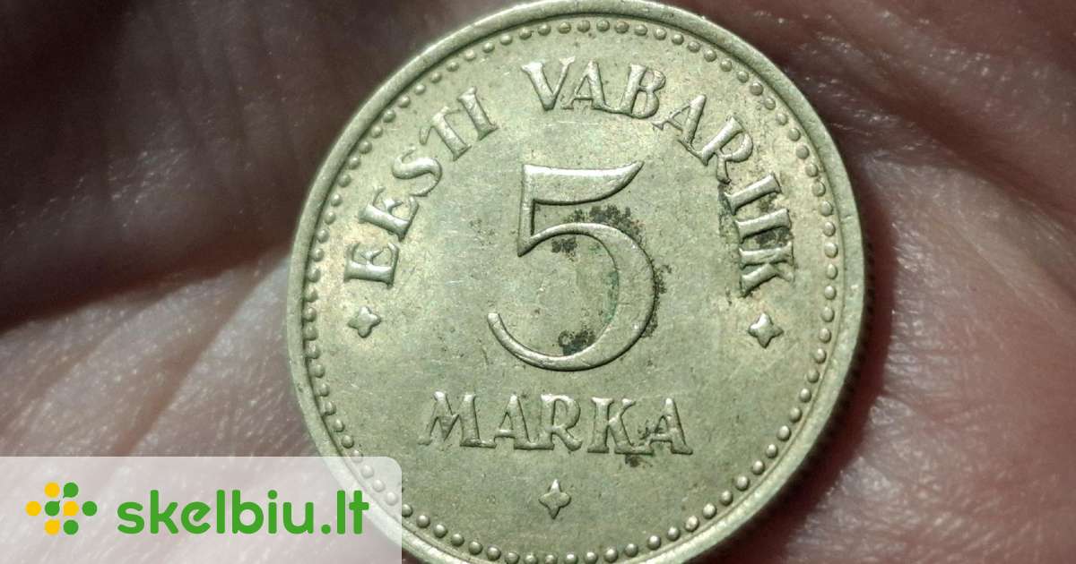 Estija 5 markos 1924 - Skelbiu.lt