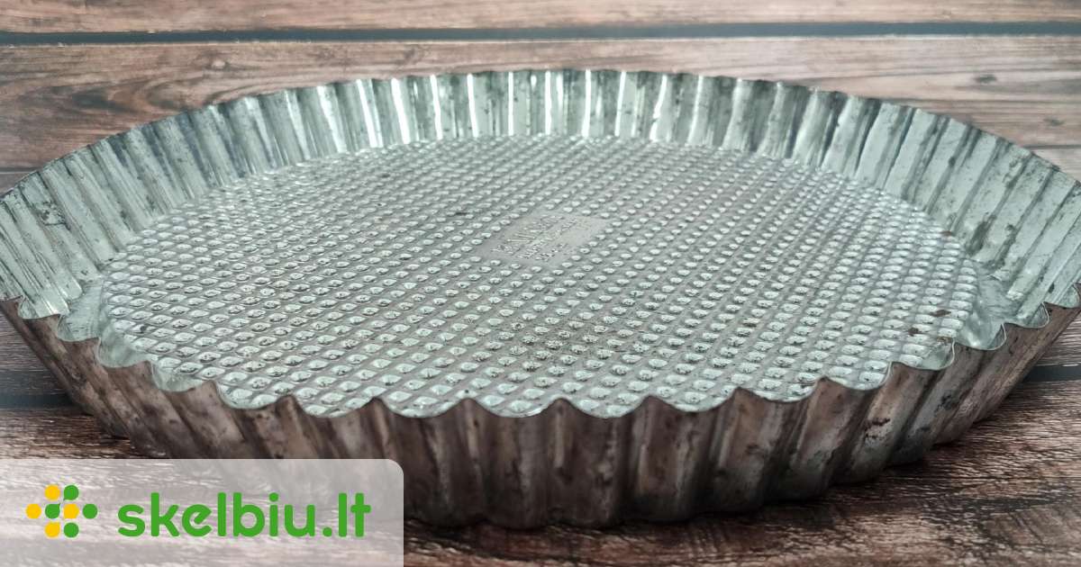 Skardinė „kaiser“ apvali gofruota kepimo forma - Skelbiu.lt
