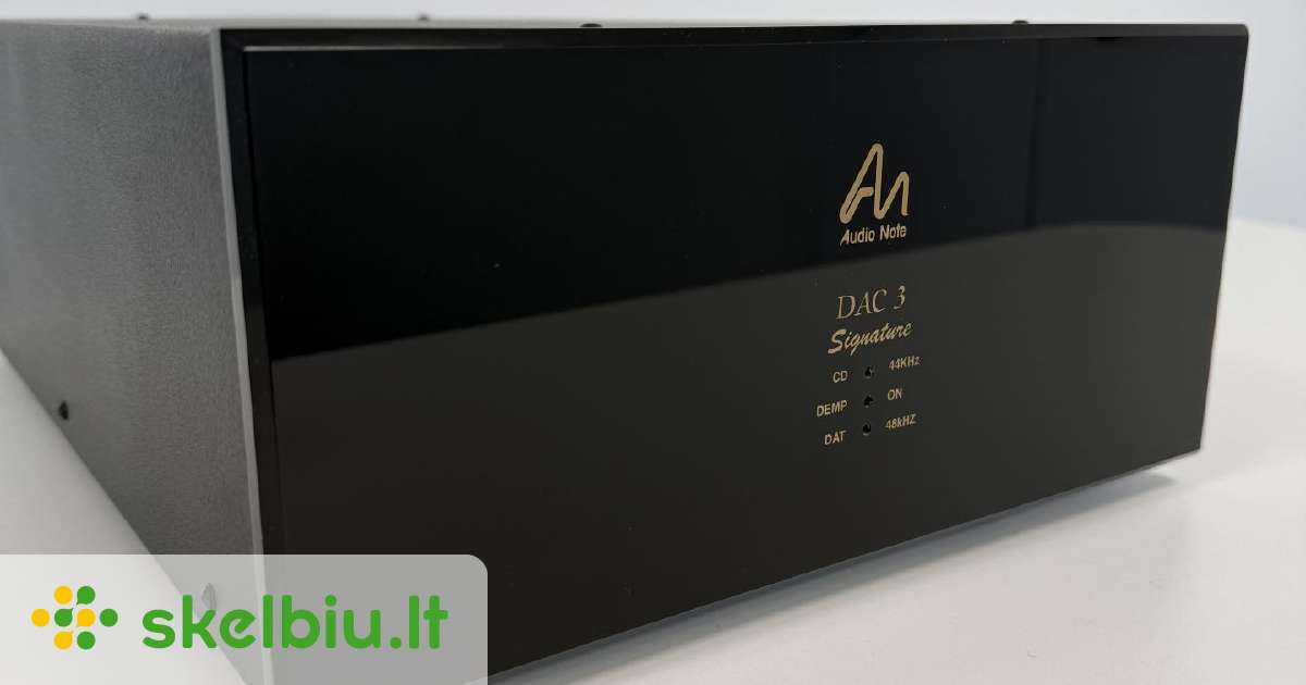 Audio Note Dac 3 Signature Dac - Skelbiu.lt