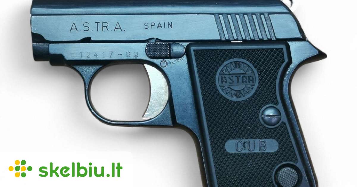 Pistoletas Astra Cub, 6.35mm - Skelbiu.lt
