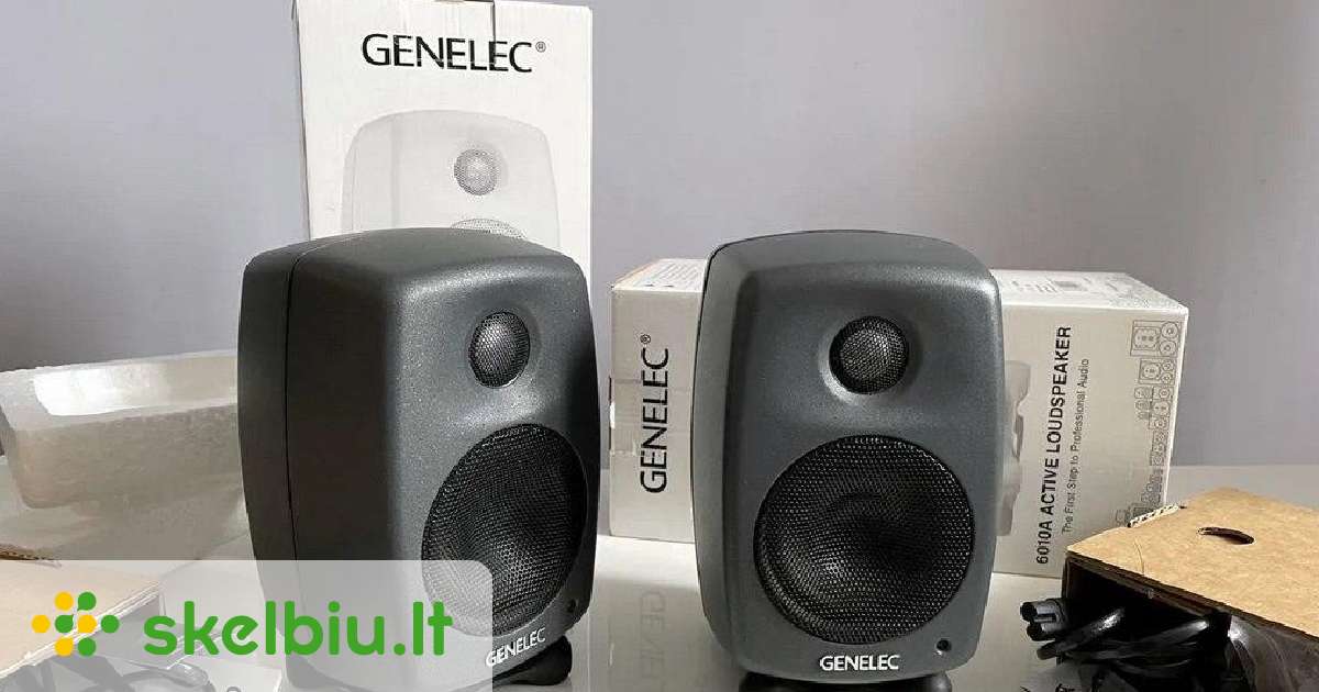 Aktyvūs garsiakalbiai Genelec 6010a - Skelbiu.lt