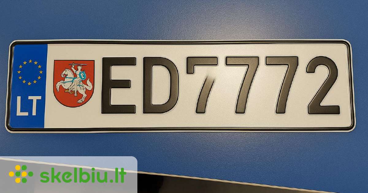 valstybiniai numeriai 777 skelbimai - Skelbiu.lt