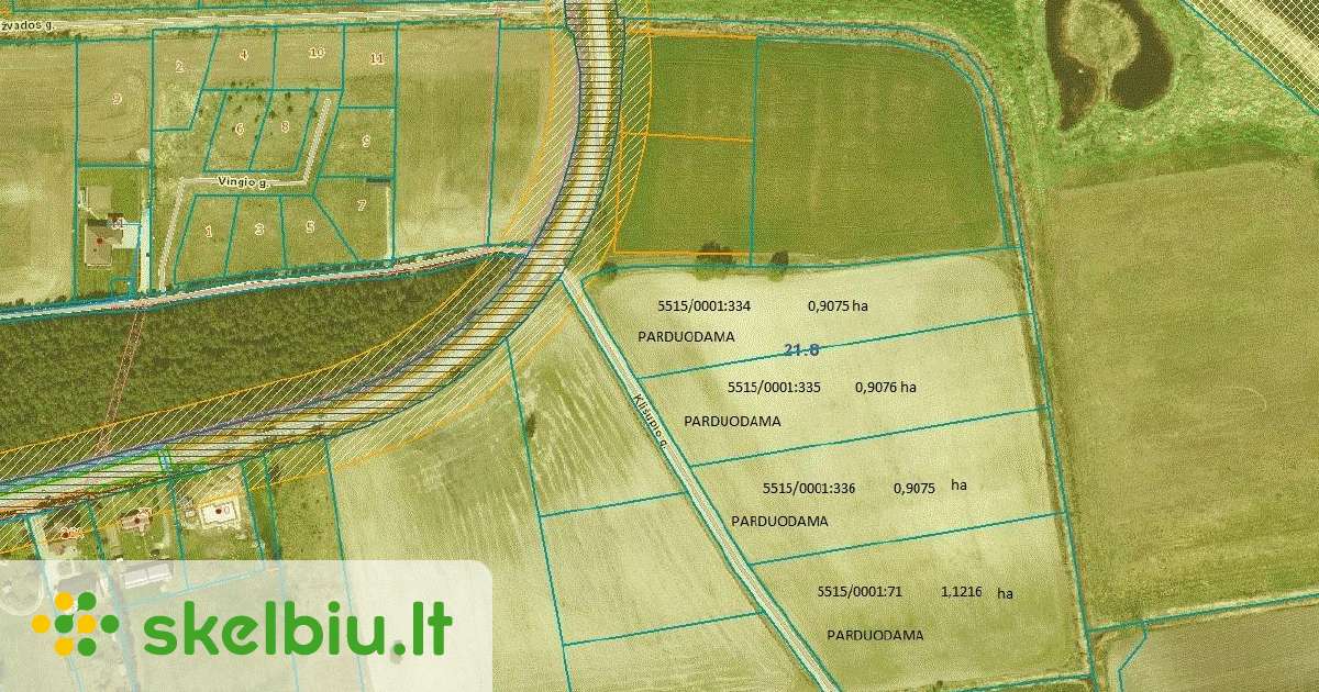 Parduodama Drevernoje žemės ūkio paskirties žemė - Skelbiu.lt