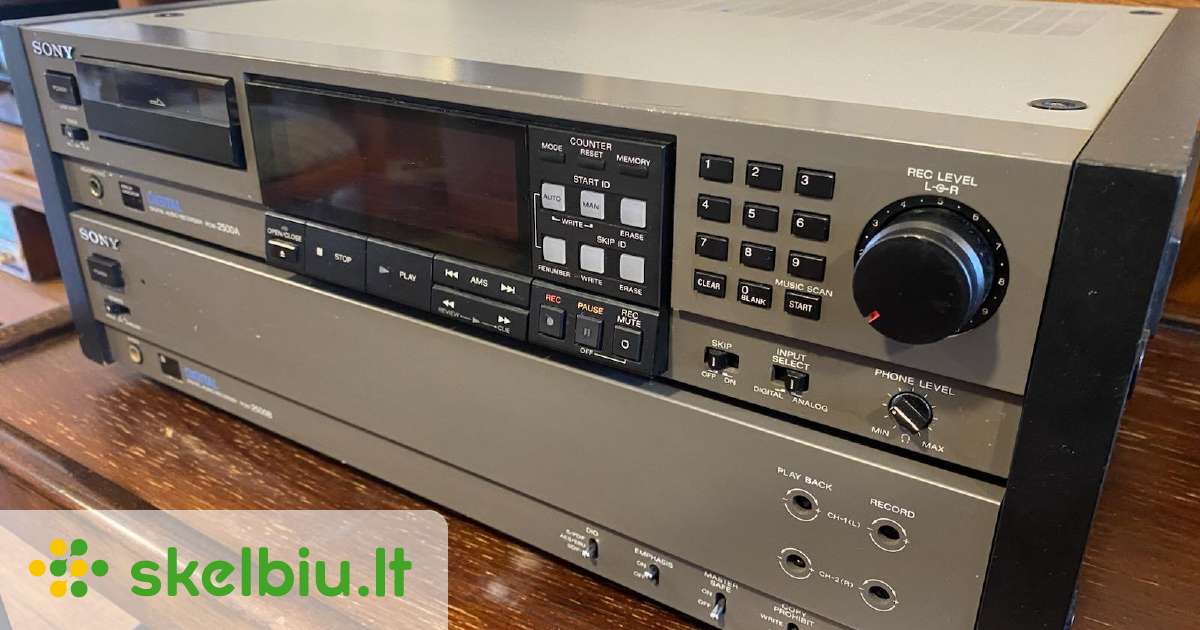 Sony Pcm-2500 A - Skelbiu.lt