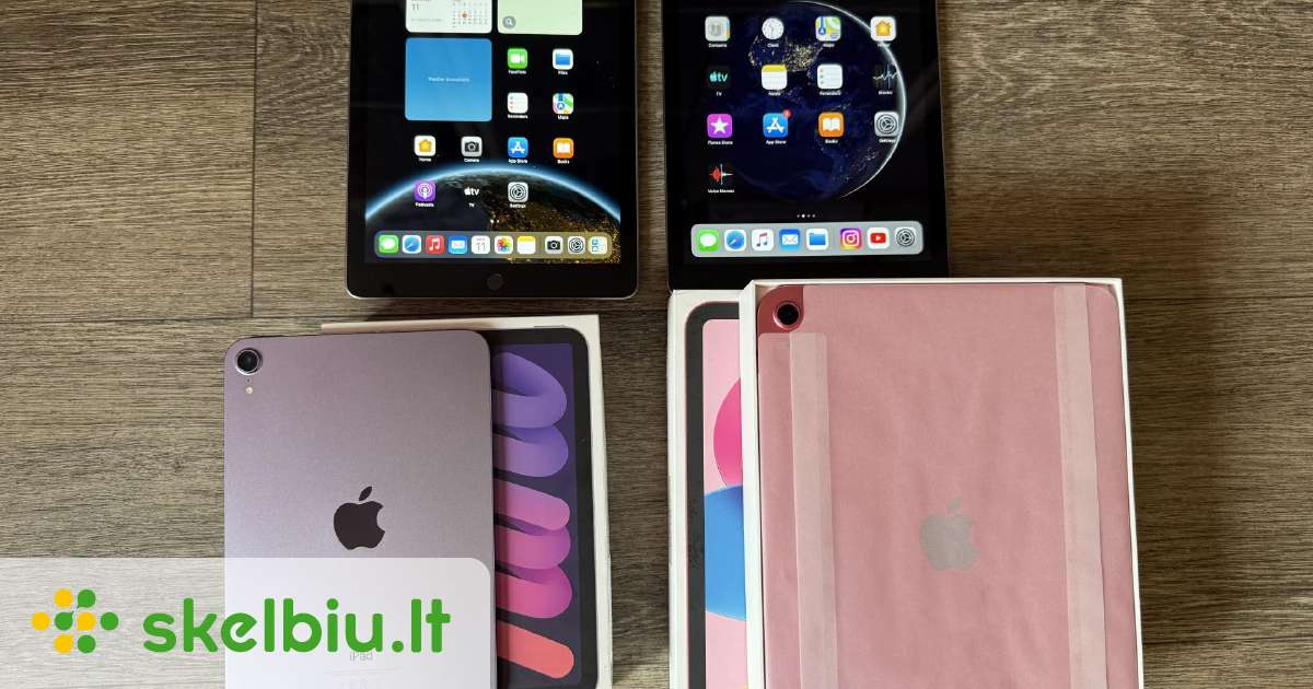 Apple iPad Air, 6 mini, 6 gen - Skelbiu.lt