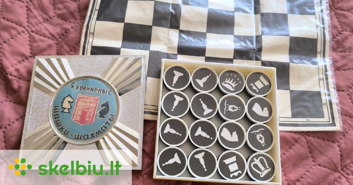 Suvenyriniai tarybiniai Šachmatai ir šaškės - Skelbiu.lt