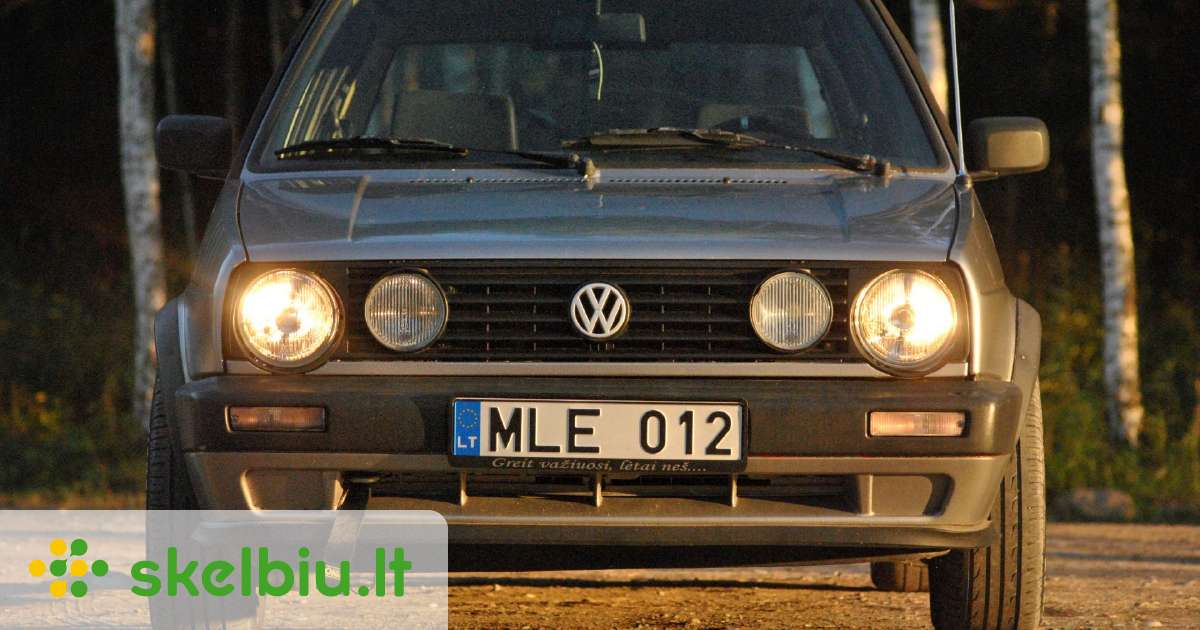 VW Golf 2 - Skelbiu.lt