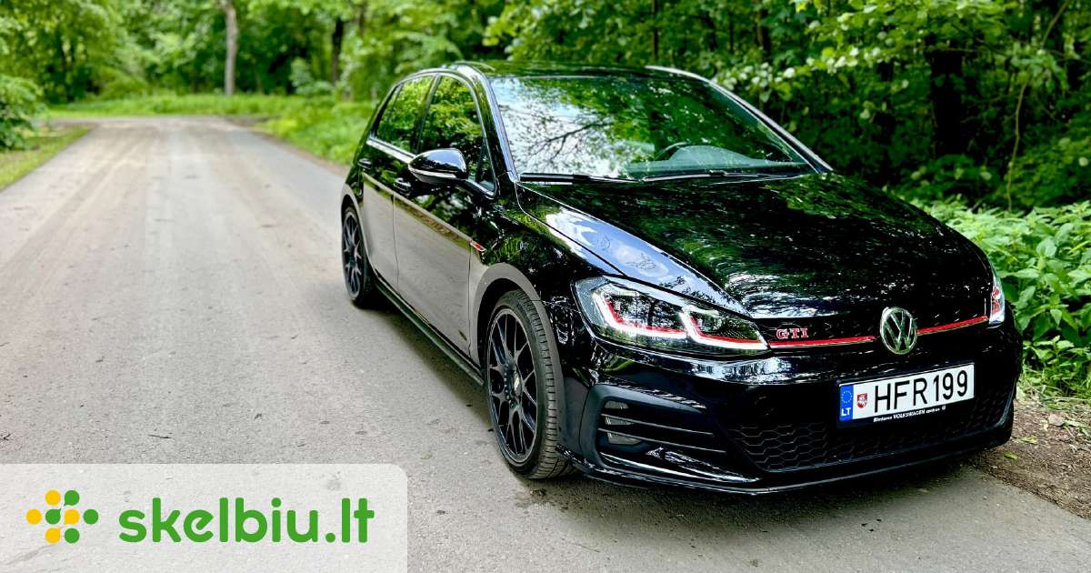 Volkswagen Gti 7.5 2019 m., super maža rida - Skelbiu.lt