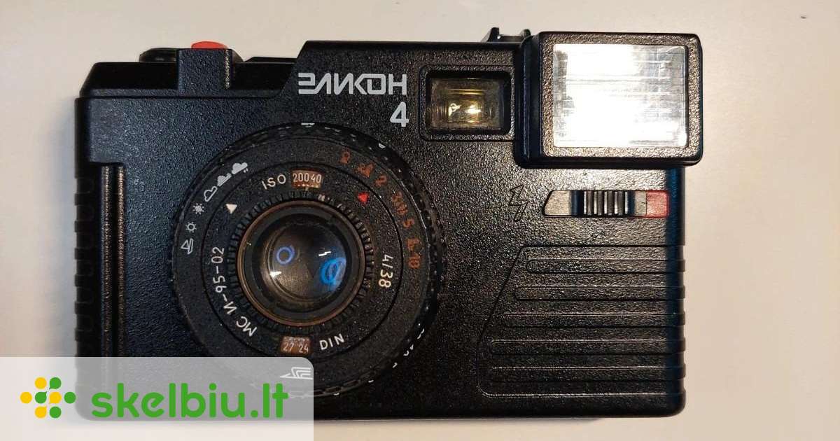 Juostinis Fotoaparatas Elikon 4 - Skelbiu.lt