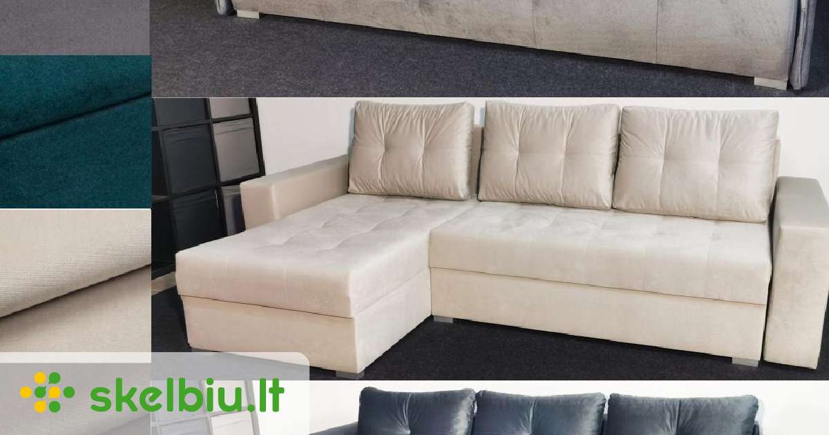 Išpardavimas! Naujos Sofos Lovos, kampai Garantija - Skelbiu.lt